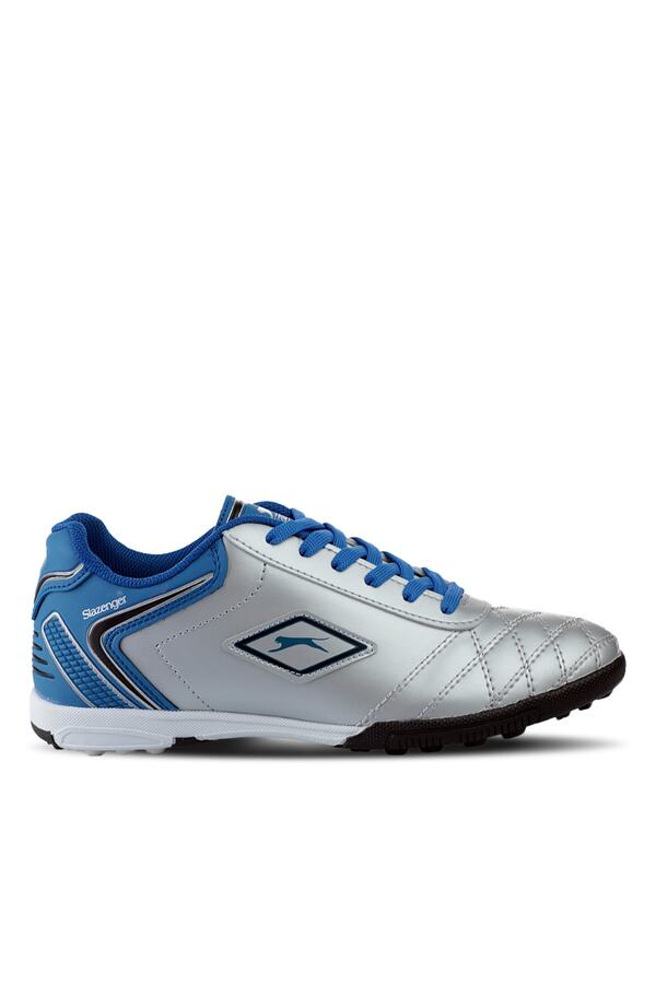Slazenger Hugo Astroturf Football Men's Cleats Shoes Grey/Blue - Trendyol