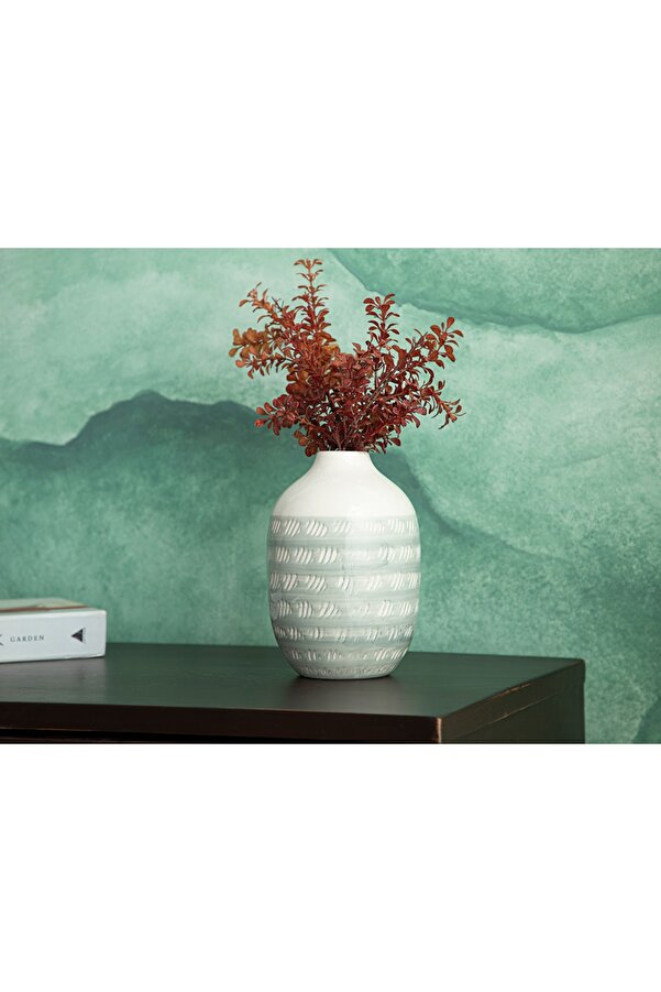 English Home Harper Vase 16x16x24 Cm Light Green - Trendyol