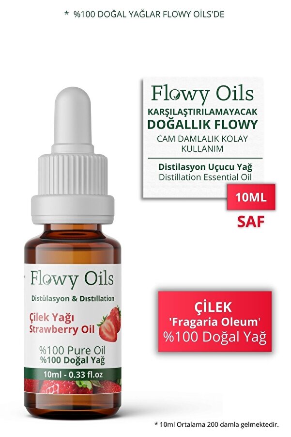 Celenzea 10ml Strawberry Oil - 100% Natural Herbal Strawberry Oil- Trendyol