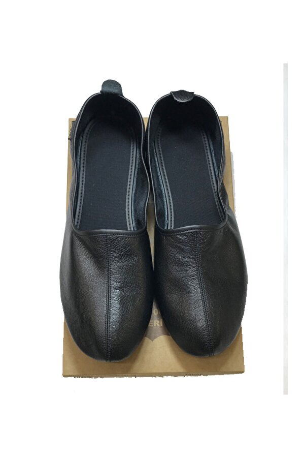 Çağrı Black Akdam Leather Tawaf Booties- Trendyol