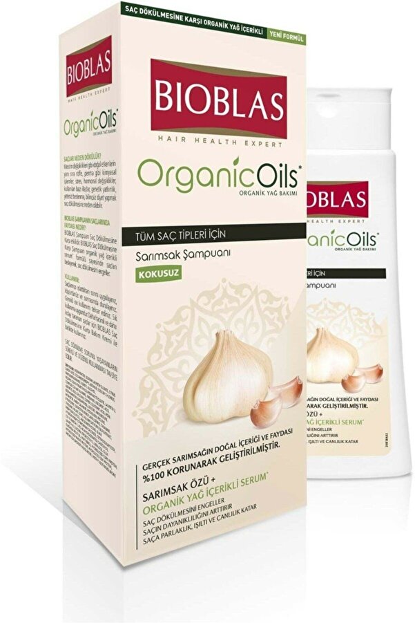 Bioblas Organic Shampoo with Garlic Extract - 360 ml - Trendyol