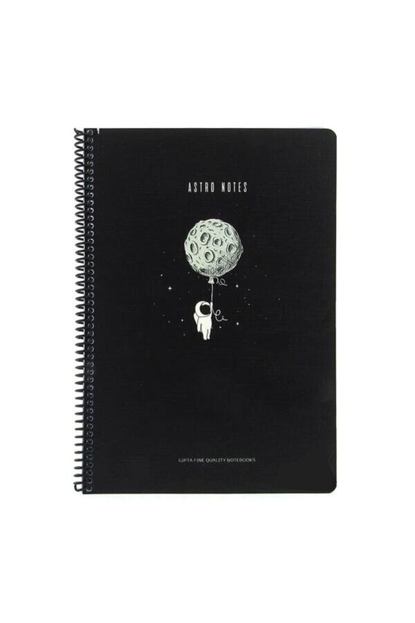 Gıpta Astro Notes Spiral Cardboard Cover Notebook A4 Lined - Trendyol