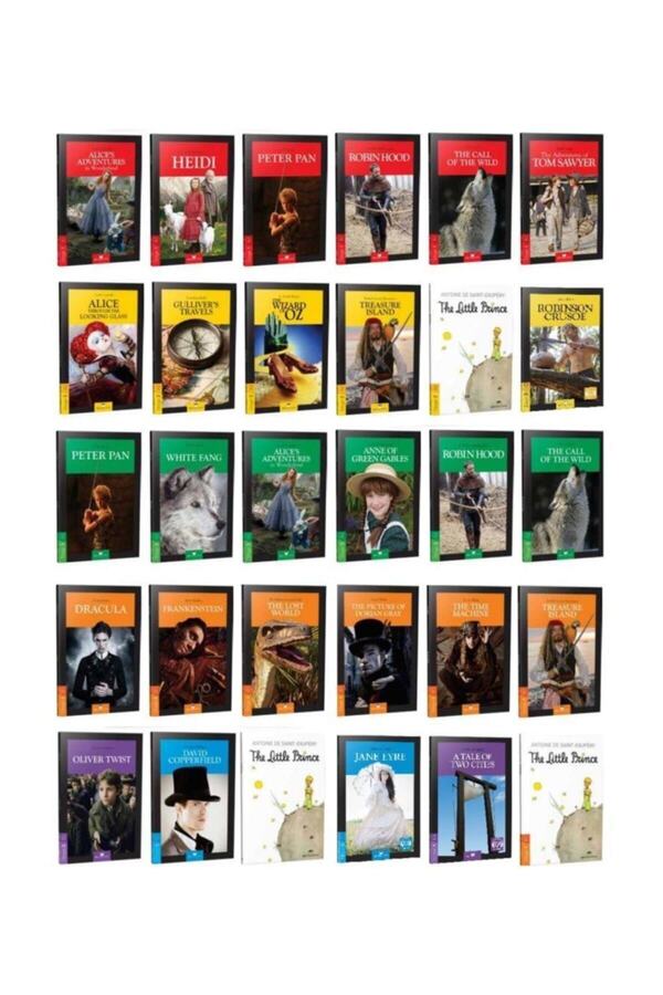 MK Publications Murat Kurt English Stories 30 Book Set (stage 1-2-3-4-5 ...