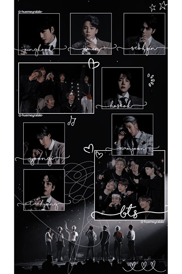 animeandyourworld Bright Bts Poster - A4 Size, 21*29 Cm, Digital ...