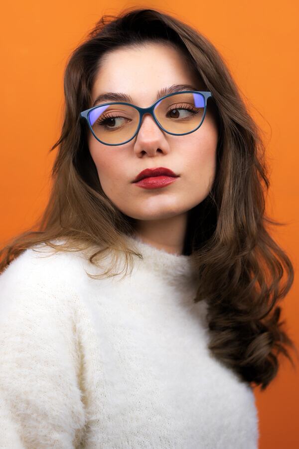 LUNOX Lagertha Cateye Green Blue Light Protection Computer Screen ...