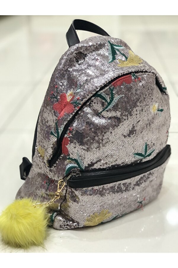LUX LAZER ÇANTA Women's Sequin Backpack - Trendyol