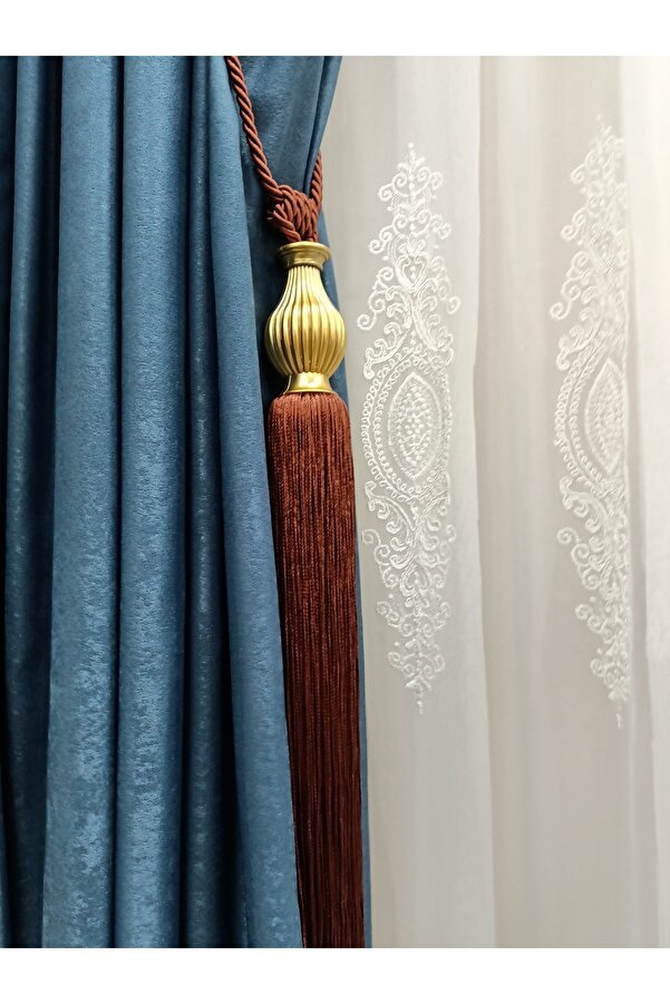 TİEBACK Background Curtain Side Binding Kuka Braçol Tile- Trendyol