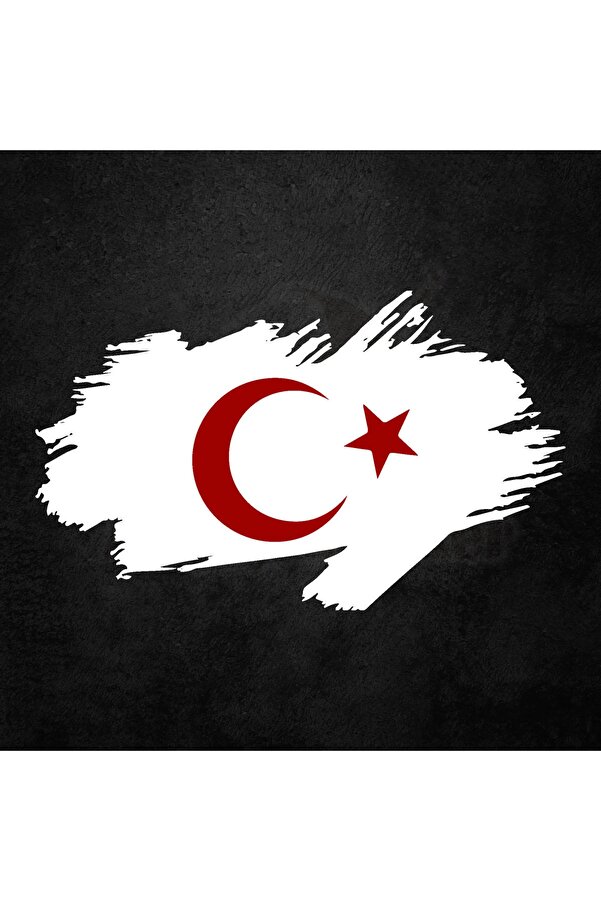Akçay Sticker Moon Star Turkish Flag Sticker Auto Sticker Moon Star ...