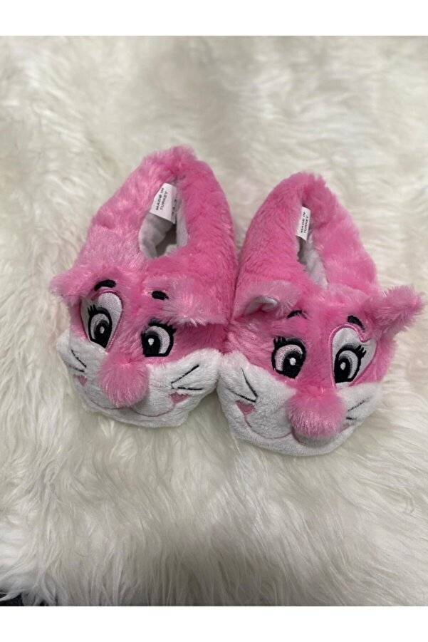 Papuç Sarayı Dívčí růžové kočičí pantofle - Trendyol