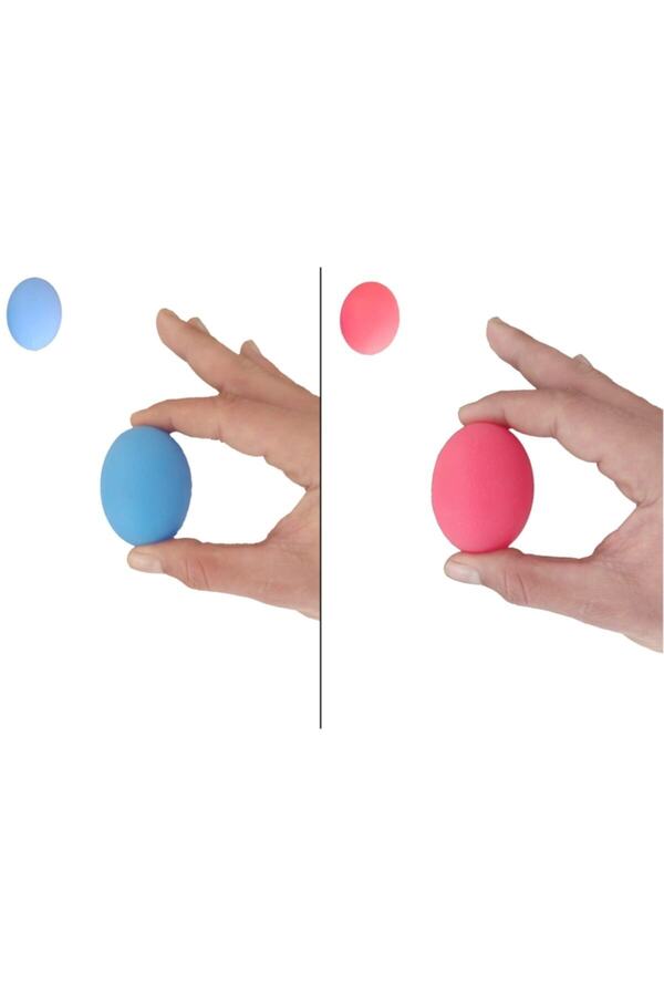 RAJ Set of 2 2 Color Silicone Stress Ball Hand Exercise Ball Physical ...