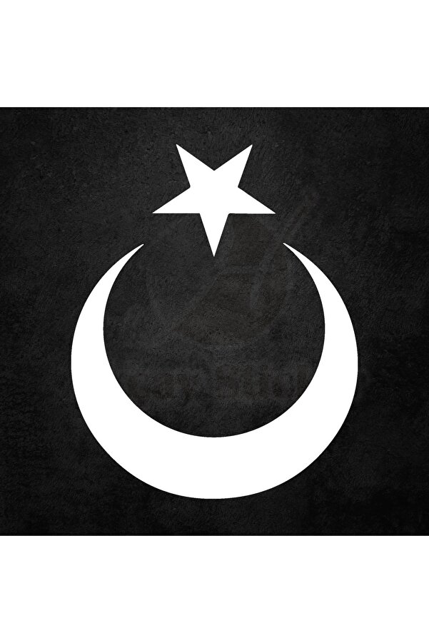 Akçay Sticker Moon Star Turkish Flag Sticker Moon Star Sticker Auto ...