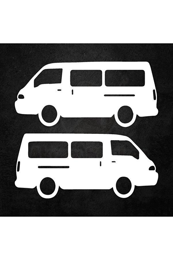 Akçay Sticker ملصق لسيارة Hyundai H100 ملصق ظل H100 ملصق تلقائي للنافذة ...