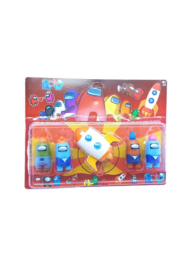 musti oyuncak Among Us Figure Set 5 Among Us Toy Figure Characters ...