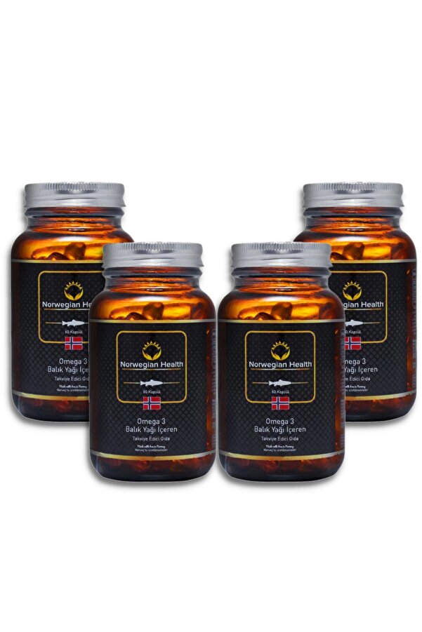 Norwegian Health Omega 3 Fish Oil - 60 Capsules X 4 Capsules Form ...
