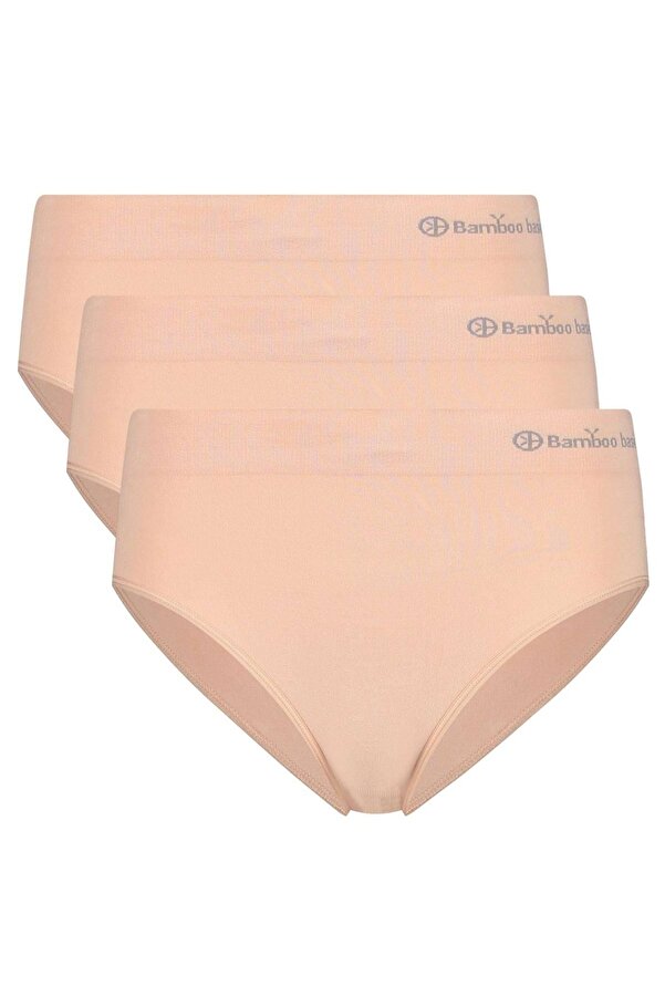 Bamboo Basics Damen Slips, 3er Pack - BELLE nahtlose Slips, Jersey, Logo- Trendyol