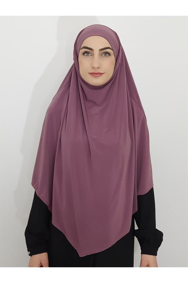 erasra class Ready Suffle Bagged Practical Large Scarf Khimar Lavender ...