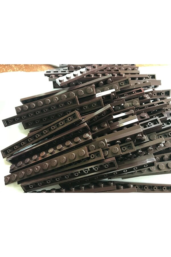 LEGO Moc Custom Accessory Creator Plate 1 X 10 Flat Brick Dark Brown 4 ...