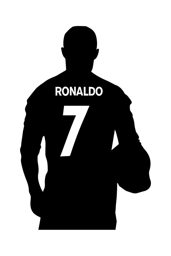 MegaSticker Cr7 Car, Motorcycle, Helmet, Laptop, Glass Sticker 15X10 cm ...