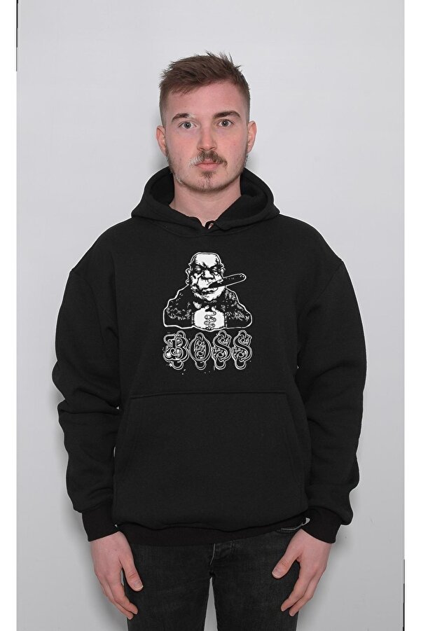 baskwear Boss Biggie Puro King - Hanorac unisex cu glugă- Trendyol