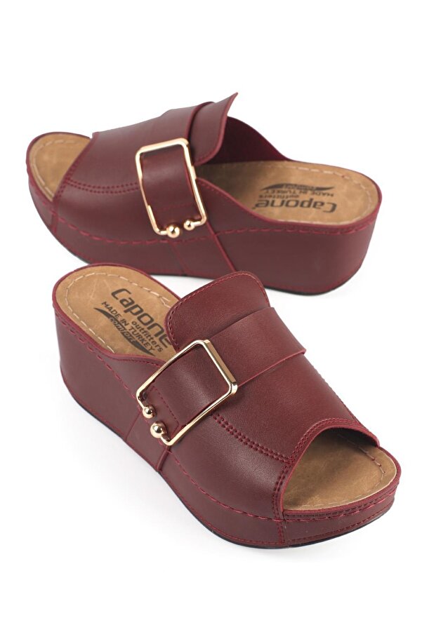 Capone Outfitters Anatomical Soft Comfortable Sole Wedge Heeled Mother ...
