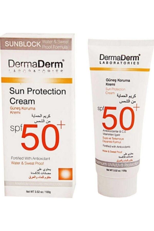 DermaDerm Sun Protection Cream Spf 50+ Factor 100 ml- Trendyol