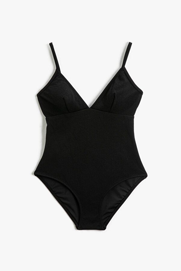 Koton Schwarzer Badeanzug für Damen 3SAK20126BM- Trendyol