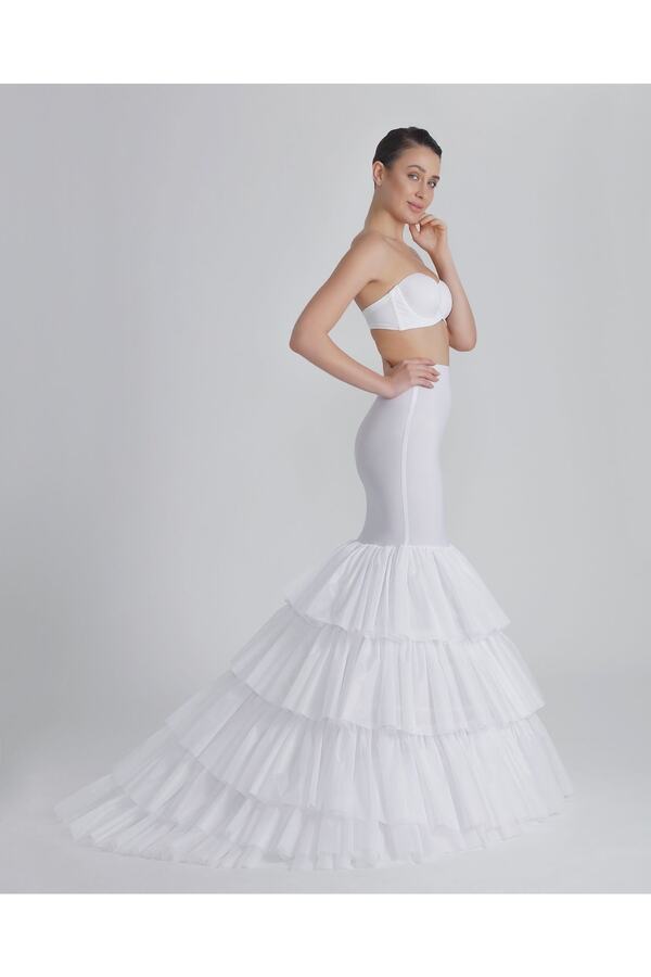 MK MODA ATELİER Rochie de mireasă Helen cu 2 fire și 5 volane, pas ...