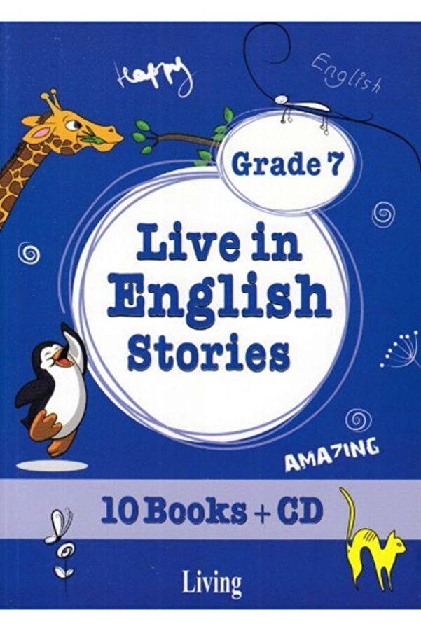 Living English Dictionary Grade 7 Live In English Stories 10 Books Cd ...