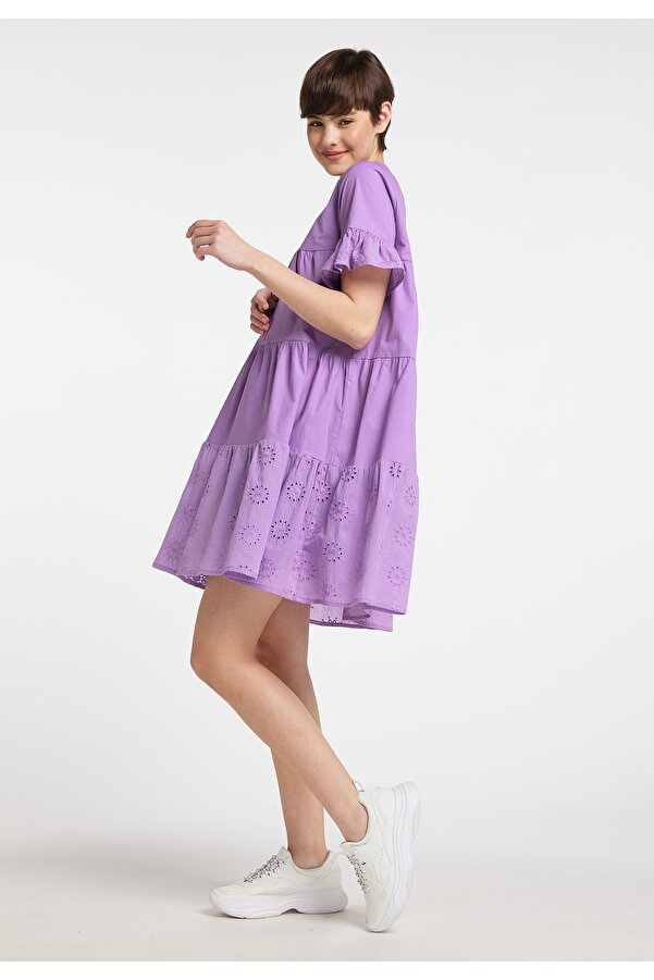 myMo Kleid mit Lochspitze nolie - Trendyol