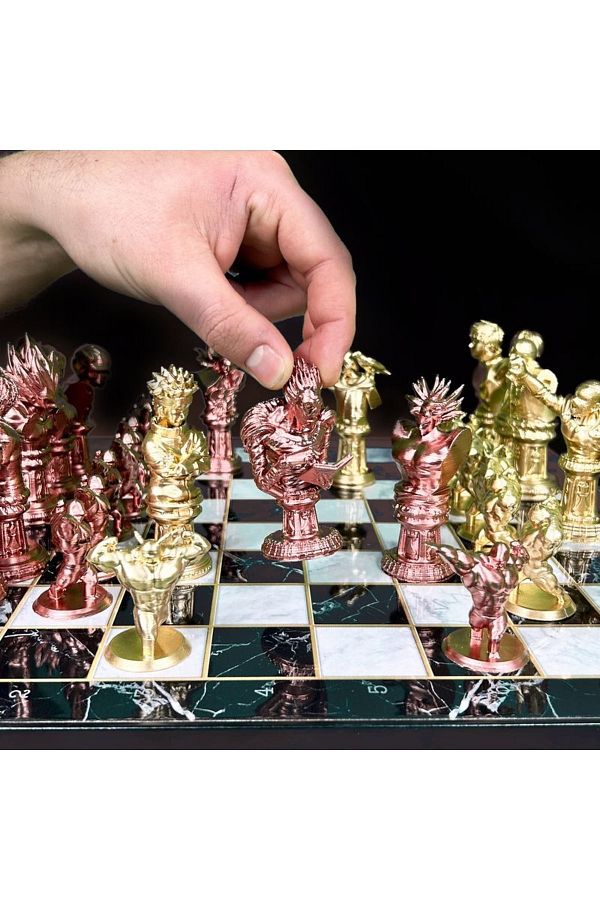Fume Design Anime Figures Mythological Chess Set 36 X 36 Cm With Chest Chessboard Trendyol