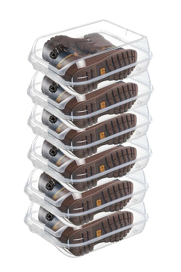 Tuffex 12-Piece Transparent Boots Set with Breather Effect - Organize ...