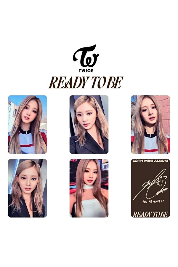 Kpop Dünyasi Twice Tzuyu ''Ready To Be'' Album Card Set - Trendyol