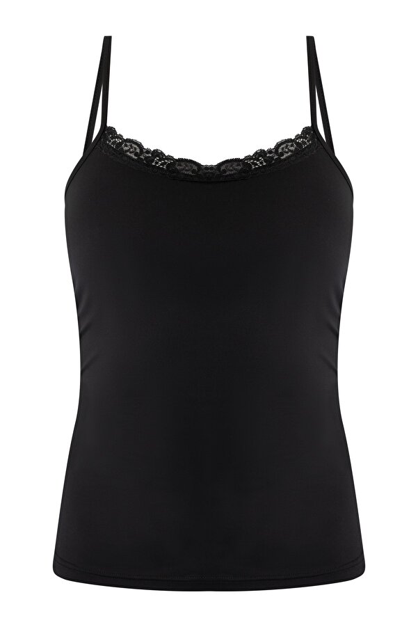 Faina Top Mit Spitze Nelice - Trendyol