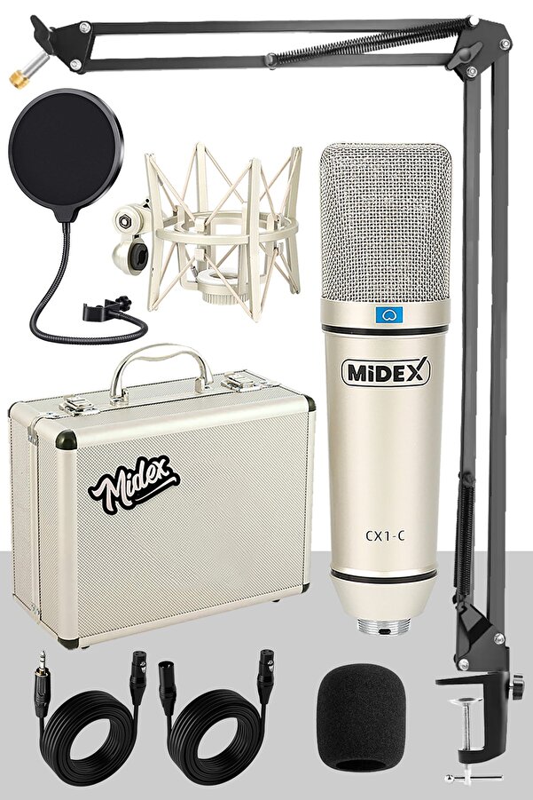 Midex Cx1 Sta High End Condenser Studio Sound Recording Microphone ...