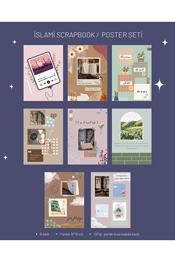 Hume Craft Islamic Themed Scrapbook Poster Set - Trendyol