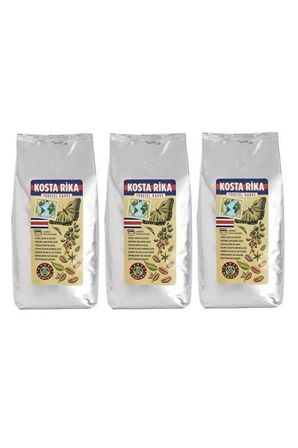 Kahve Dünyası Costa Rica Local Core Filter Coffee 3 Pieces 1kg - Trendyol