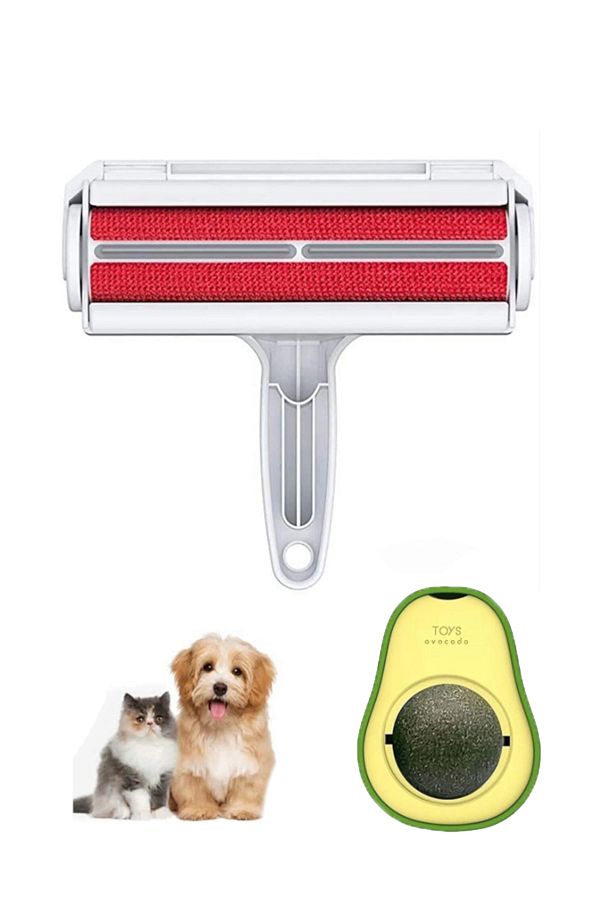 pelipet Feather Dust and Hair Collector Purse and Catnep Set with Chamber Trendyol