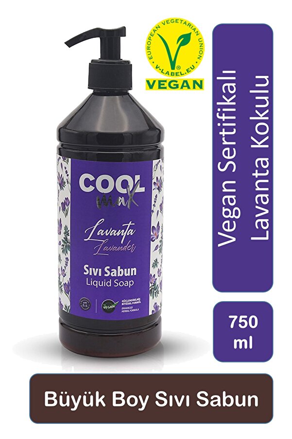 Ilkom Upi Logo İlkom Lavender Scented Vegan Liquid Soap 750 MlLarge