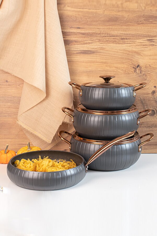 Oms 3528 Cookware Set Granite Pot Set 7 Piece Granite Pot Set Cookware ...