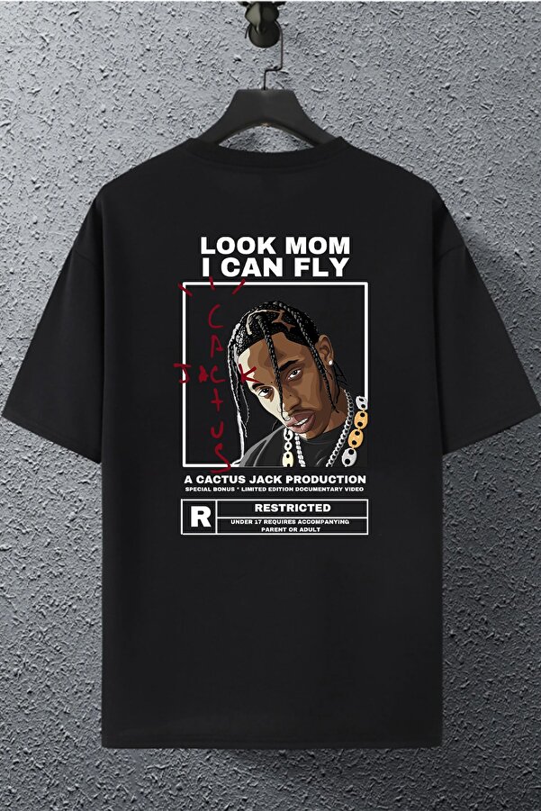 Jobia Outdoors Uniszex női férfi Cactus Jack nyomott, túlméretezett ...