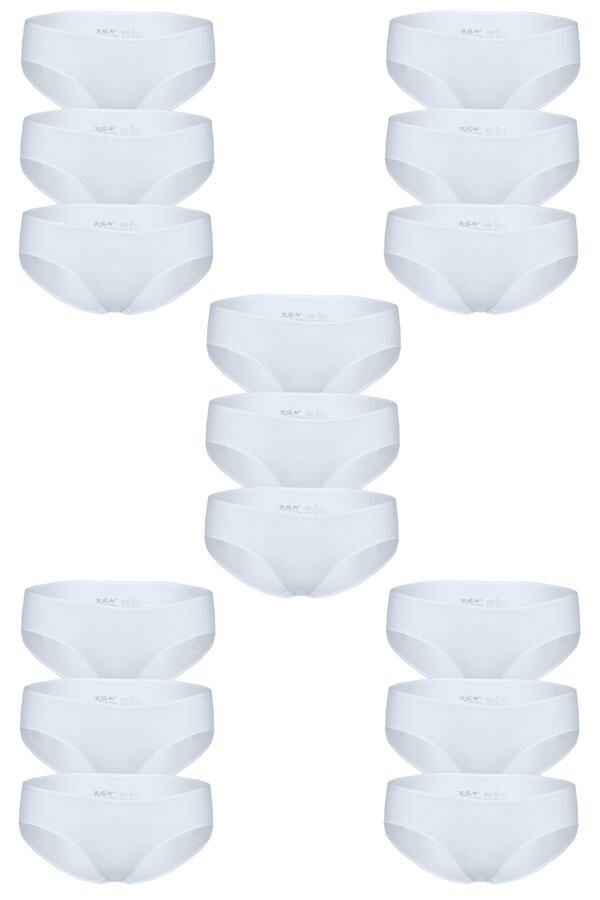 BSM High Quality 15-Piece Modal Cotton Natural Bikini Panties Set ...