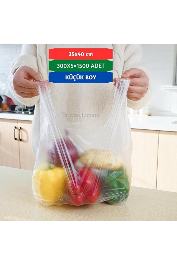 İhtiyaç Limanı Small Size Transparent Athlete Bag 300 Pieces 5 Packs ...