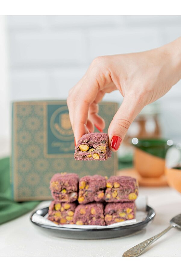 Antep Pazarı Blueberry Baklava Turkish Delight with Pistachio - 240 Gr ...
