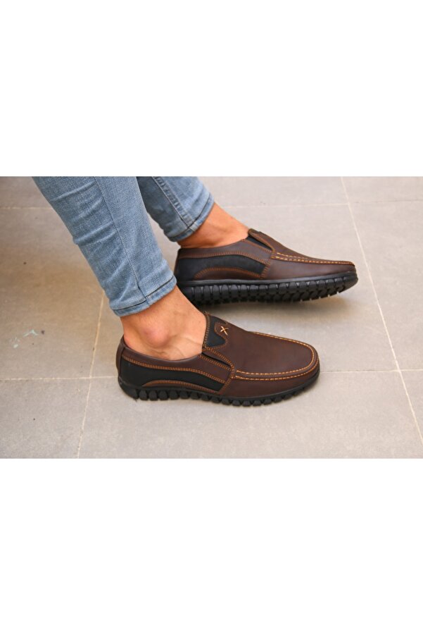 capel hor-se Large Mold Daily Brown Orthopedic Shoes Between 40-48 ...