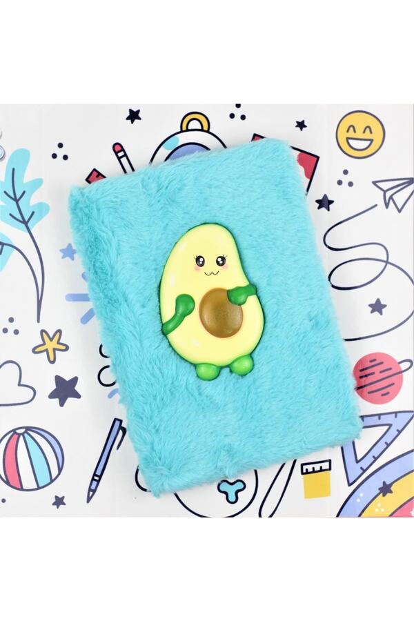 gifttime Cute Avocado Squishy Plush Notebook - Trendyol