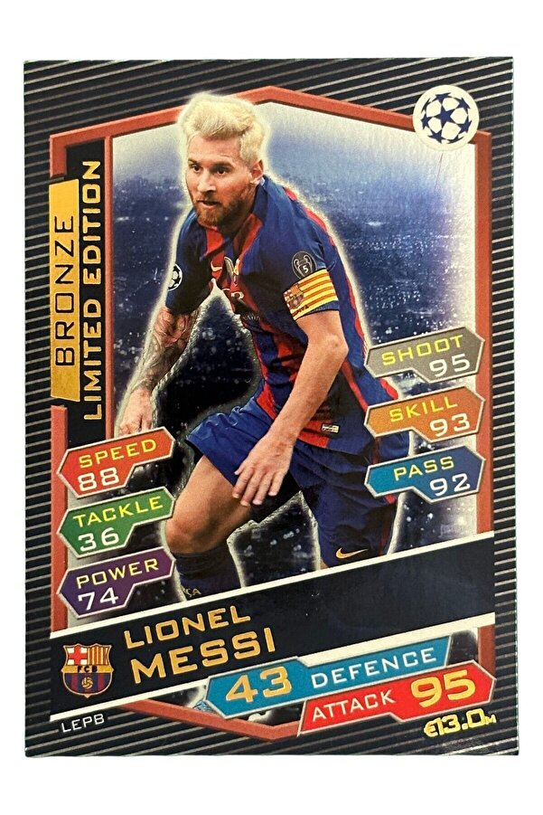 Collector Lionel Messi Bronze Limited Edition Card - Trendyol