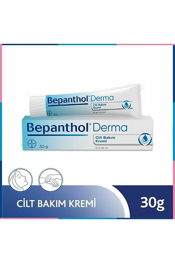 Bepanthol Derma Hand and Face Skin Care Cream 30 Gr - Trendyol