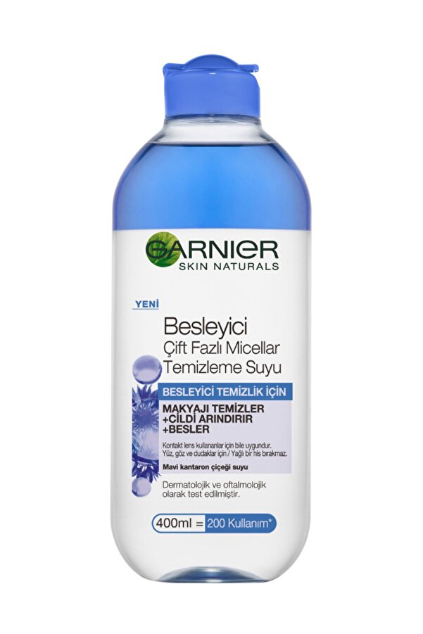 Garnier Garnier Dual Phase Blue Micellar 400 Ml - Trendyol