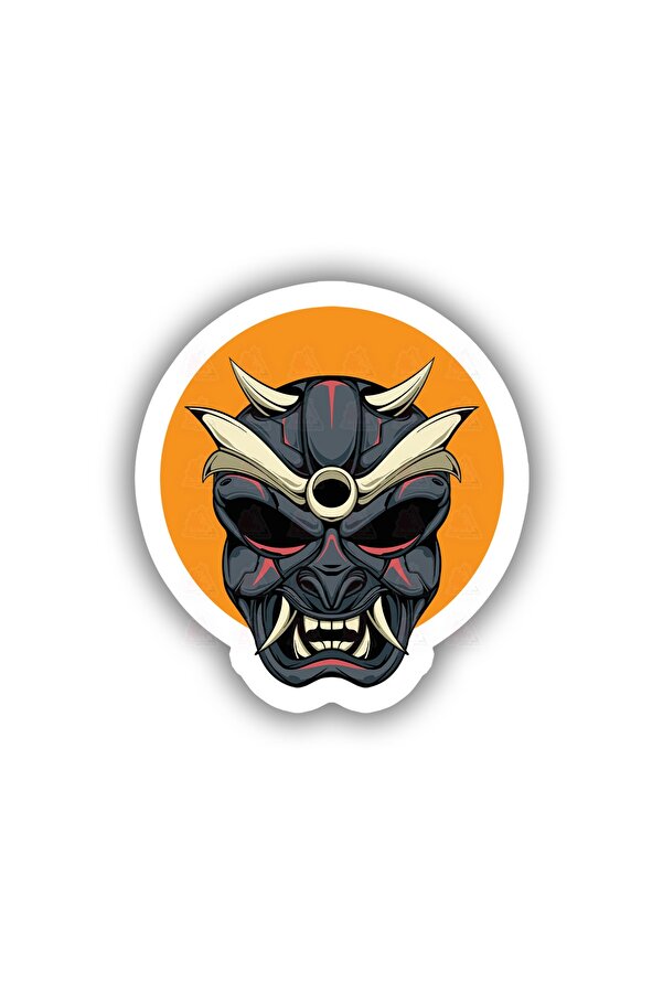 Artpap Japanese Oni Masquerade Sticker Phone Laptop Notebook Sticker ...