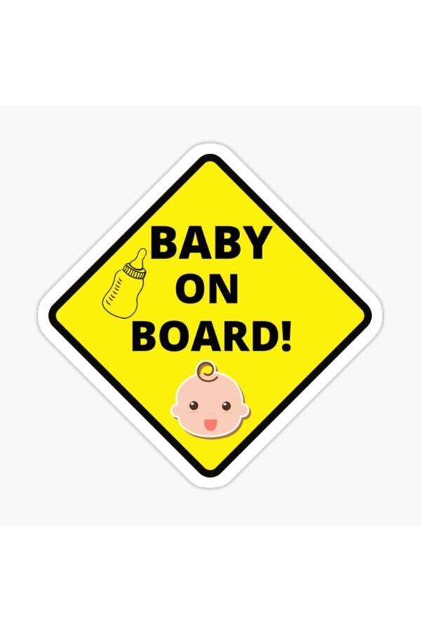 TSC Baby On Board There is a baby in the car Auto Sticker Sticker 19CM ...